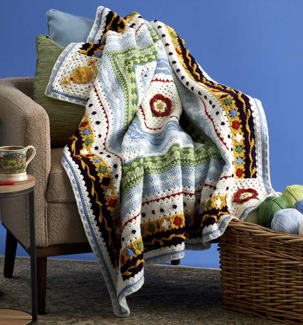 The Sirdar Coronation Keepsake Blanket Crochet Along — madebyanita