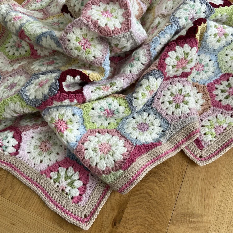 Scandi Meadow Crochet Blanket Pattern — madebyanita