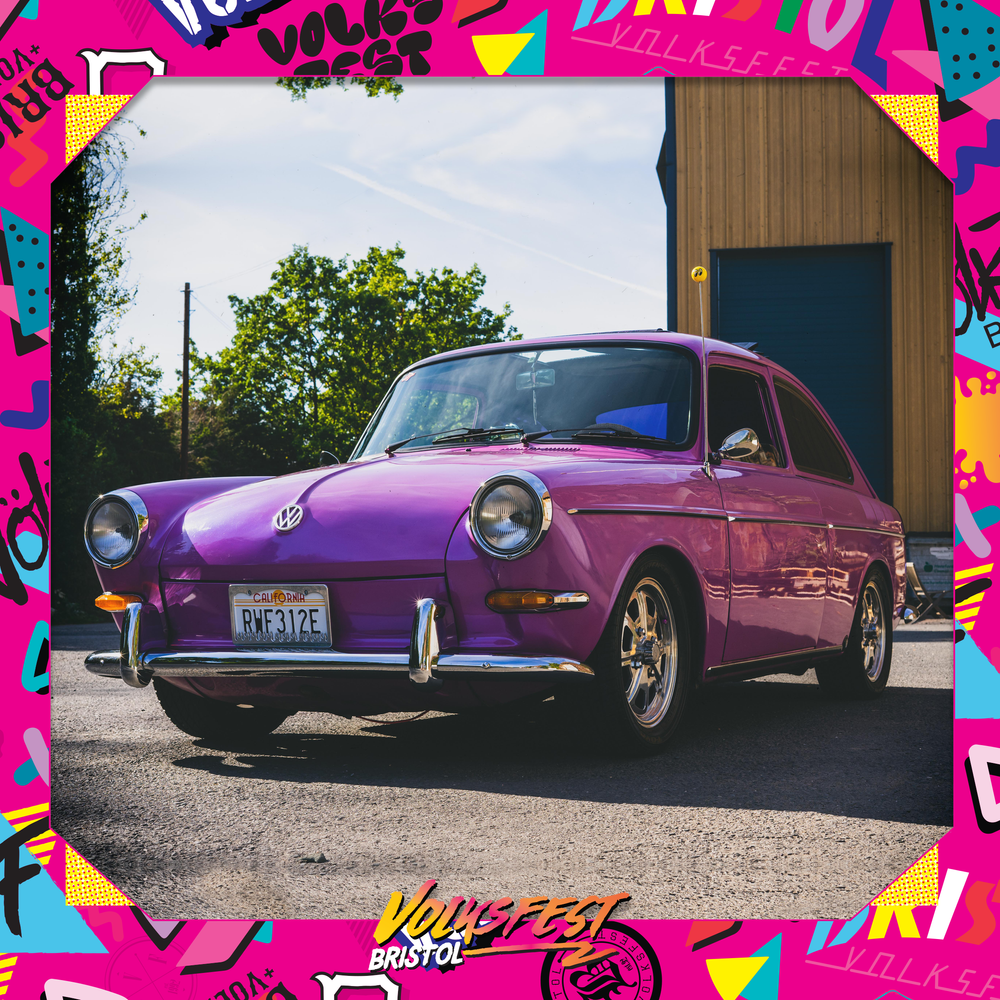 Purple Fast Back With The Custom Paint Job — Bristol Volksfest - VW ...