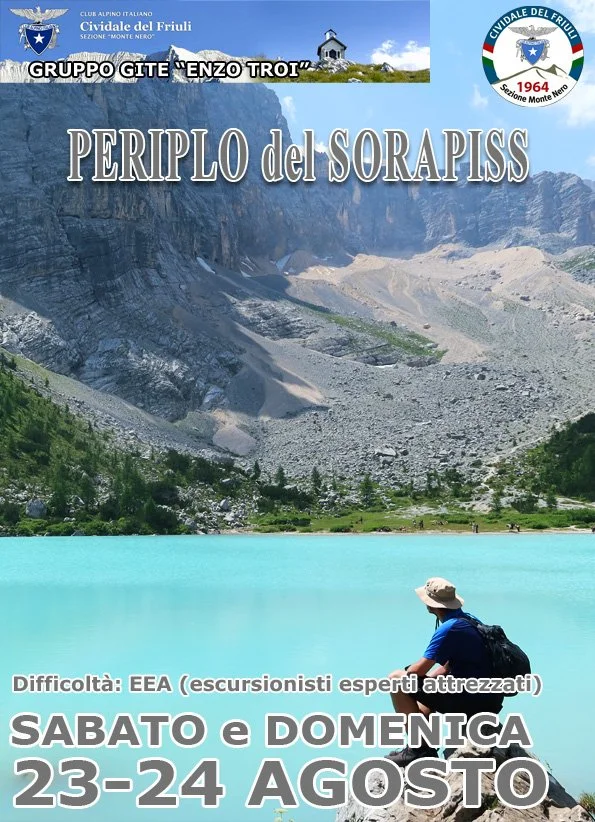 Periplo del Sorapiss(EEA) — CAI Sez. Monte Nero - Cividale del Friuli