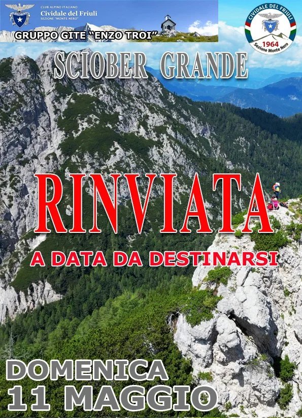 Sciober Grande (EE) maggio 2025 — CAI Sez. Monte Nero - Cividale del Friuli