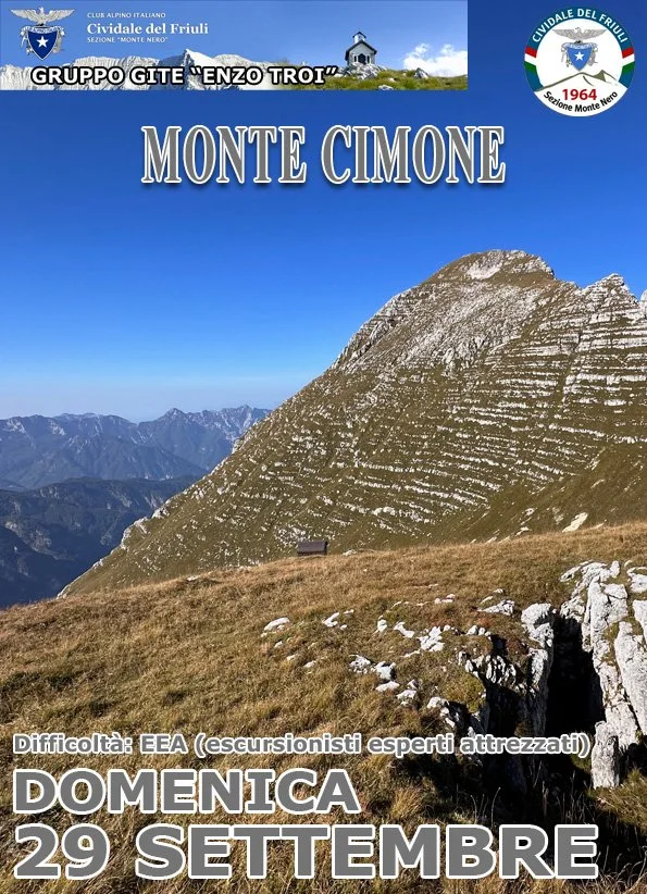 Monte Cimone (EEA) — CAI Sez. Monte Nero - Cividale del Friuli