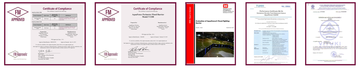 AquaFence: Platinum-Certified Flood Protection Systems | FM Approvals