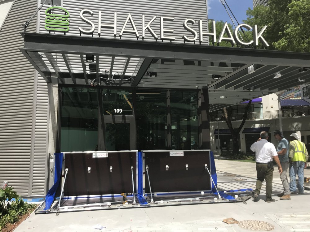 Shake Shack - Miami, FL — AquaFence Flood Protection