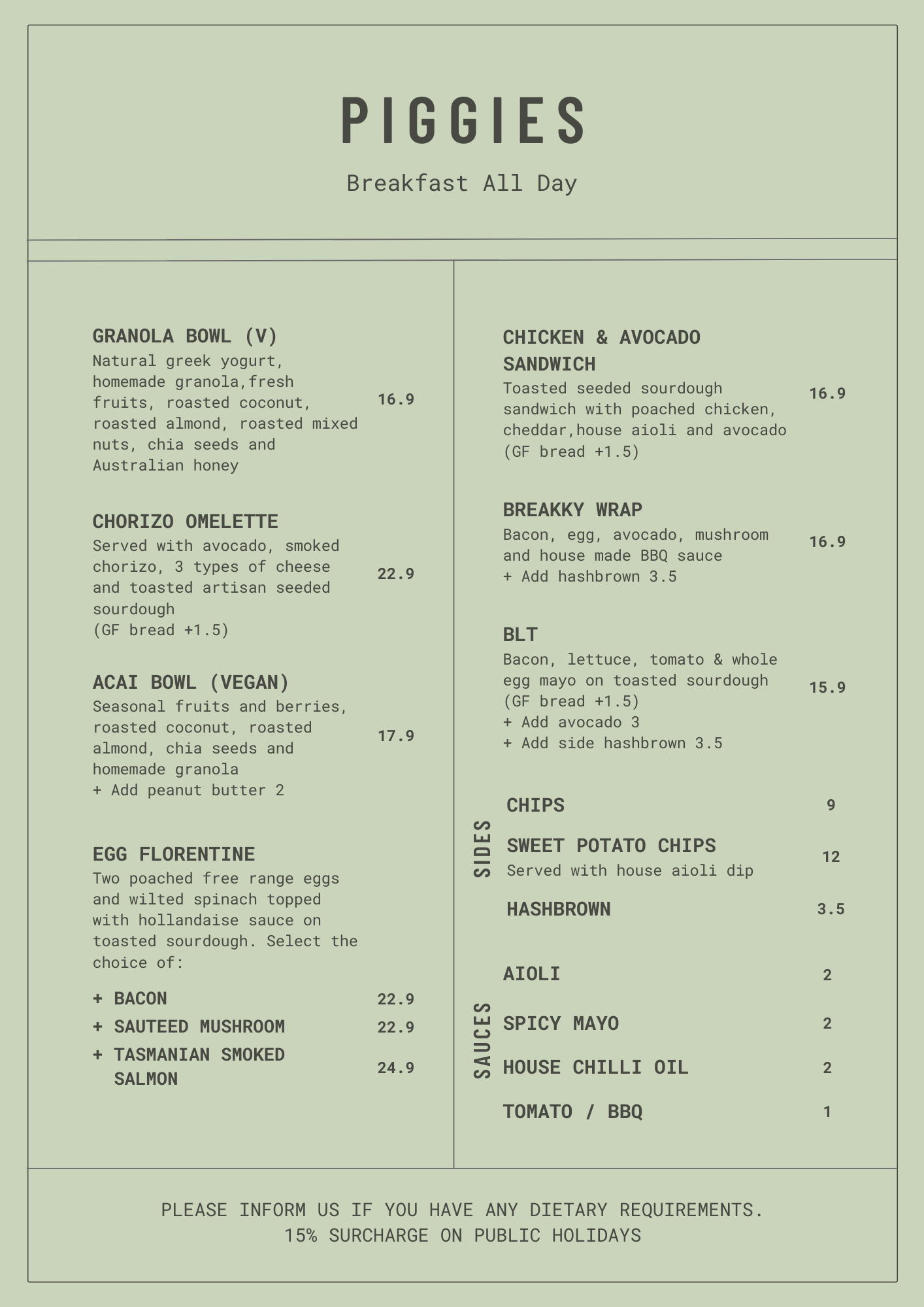 Menu — Piggies