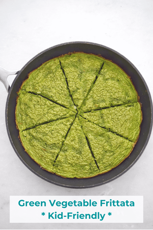GREEN Vegetable Frittata - St. Patrick's Day Breakfast