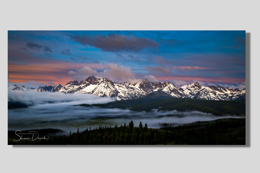 Sawtooth Mountains Panoramic