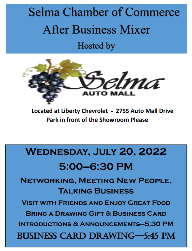 Selma District Chamber of Commerce selma district chamber selma