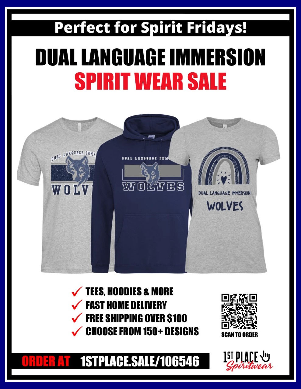 School Spirit & Online Store — Dual Language Immersion North County