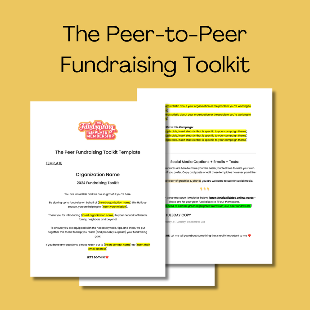 Shop — The Fundraising Template Shop