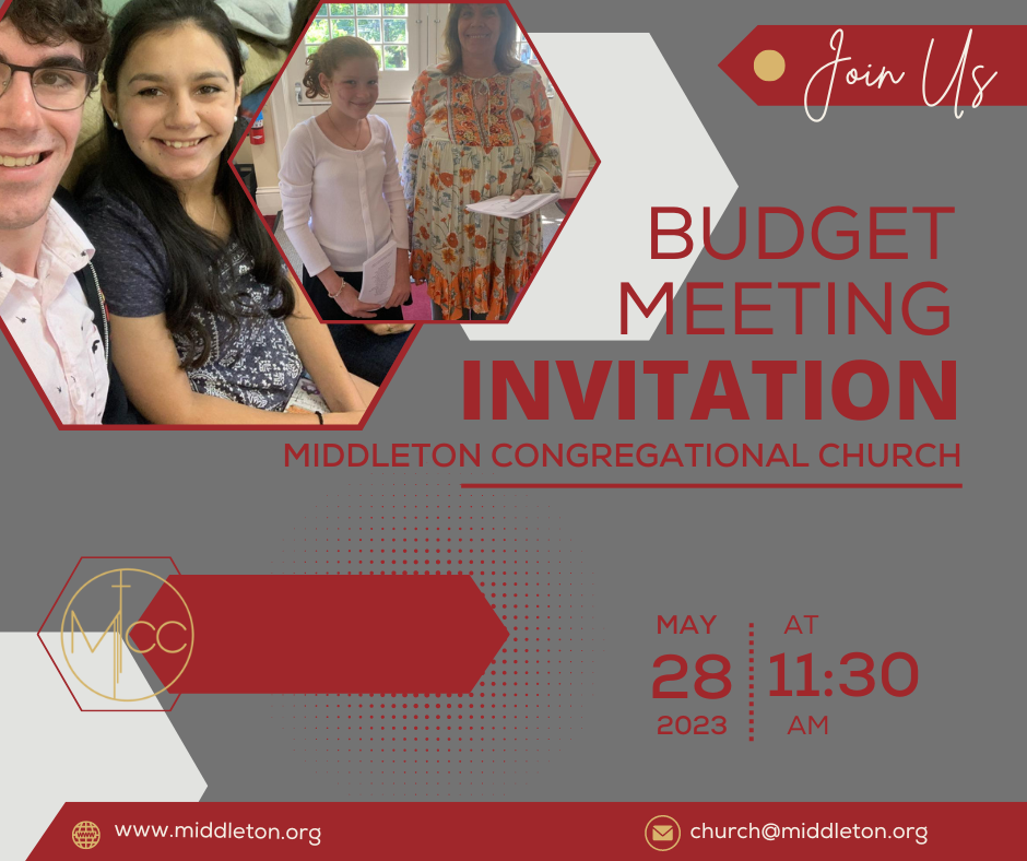 New Events — Middleton Congregational Church