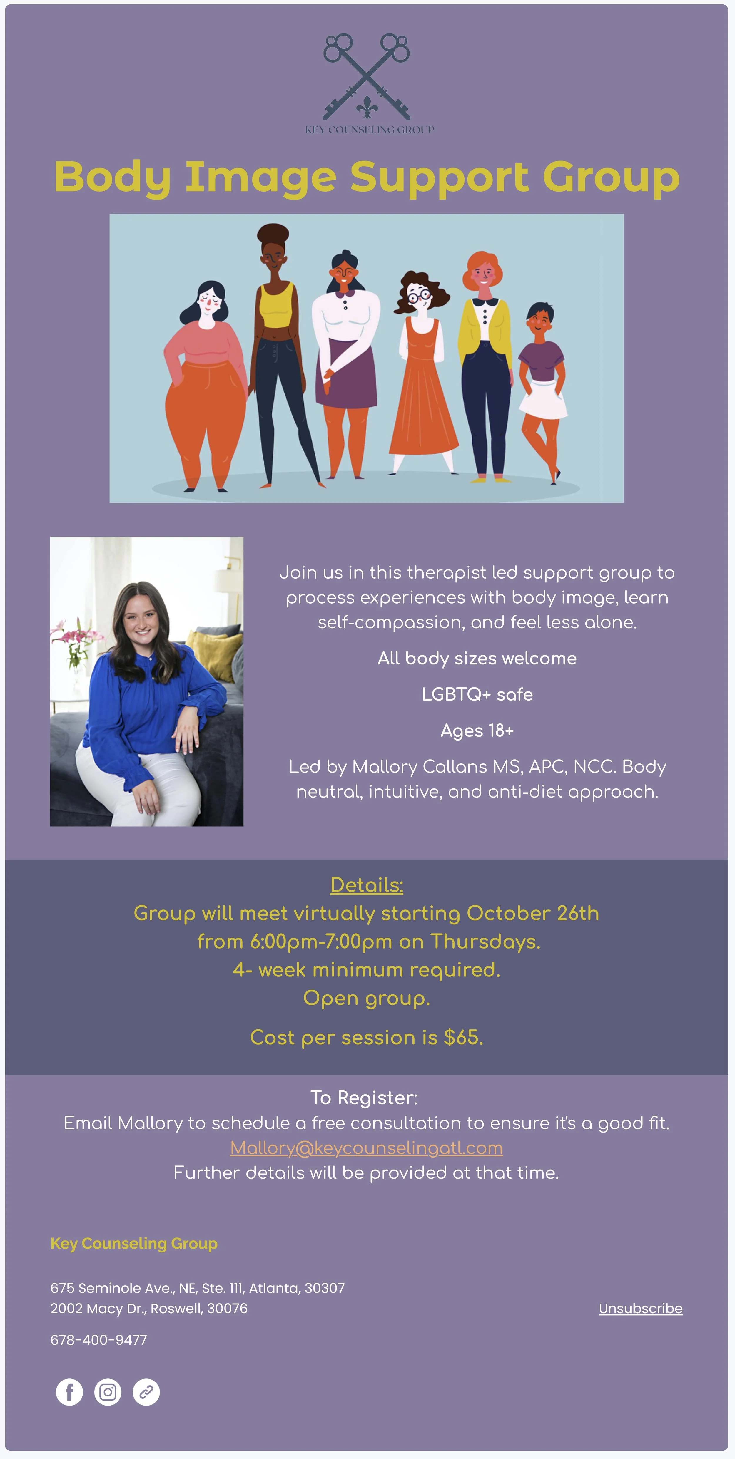 Current Groups — Key Counseling Group - Atlanta & Roswell, GA