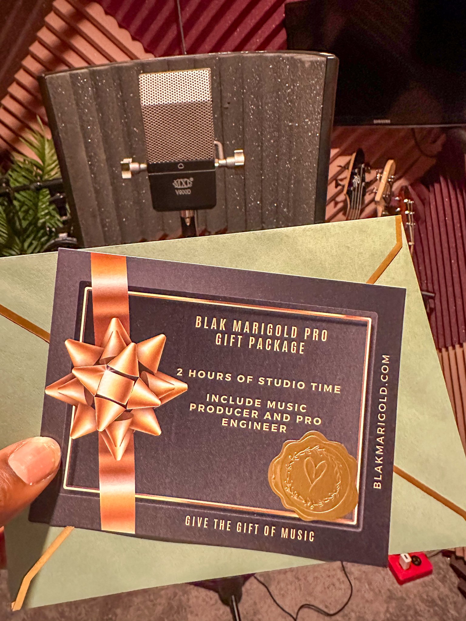 Blak Marigold Studio Gift Cards – Book a Recording Session in Austin