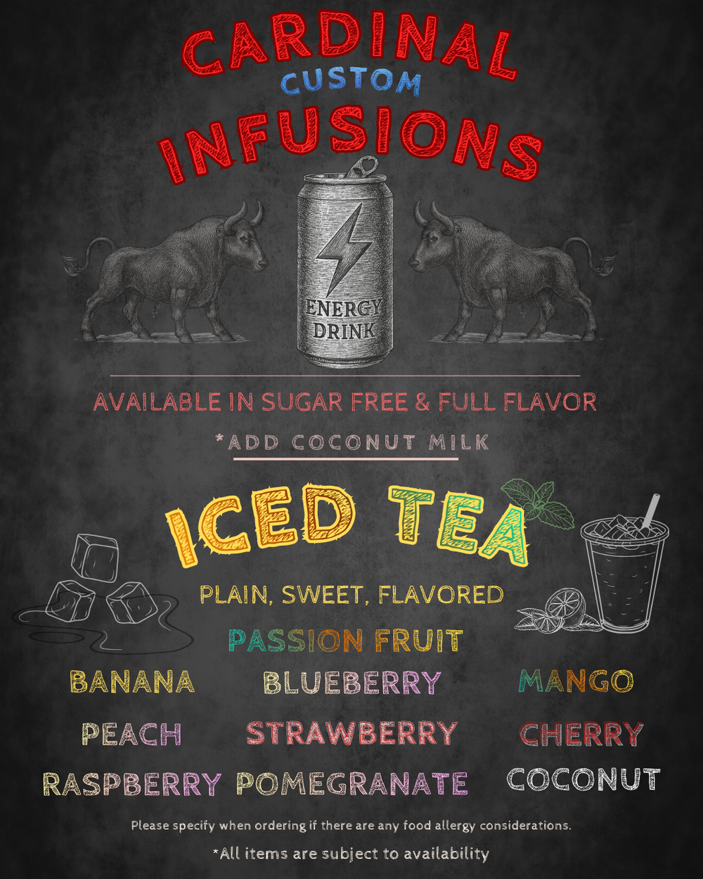 Menu 2025 — Cardinal Cakes & Coffee Website