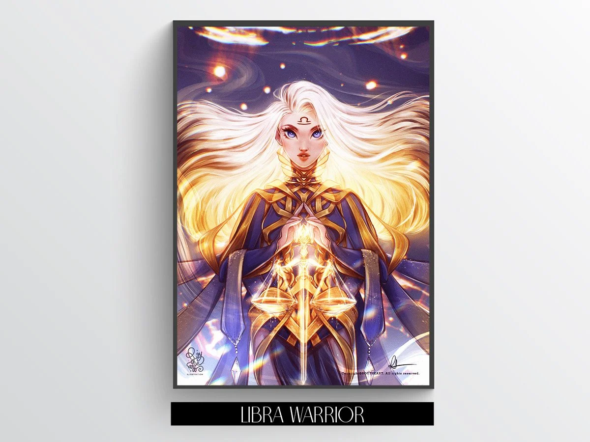 Full-Set Prints: ZODIAC WARRIORS — Roy The Art