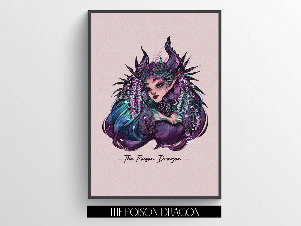 Full-Set Prints: ELEMENTAL DRAGONS — Roy The Art