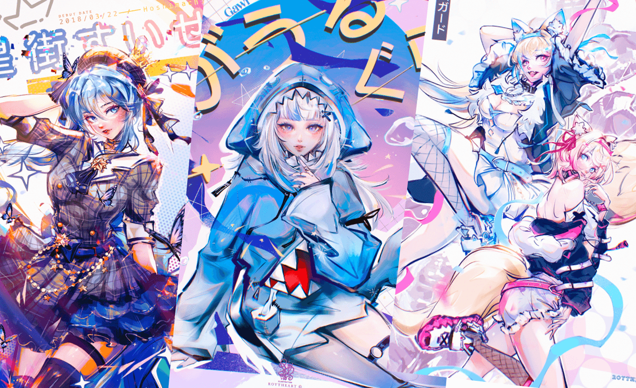 Hololive Characters — Roy The Art