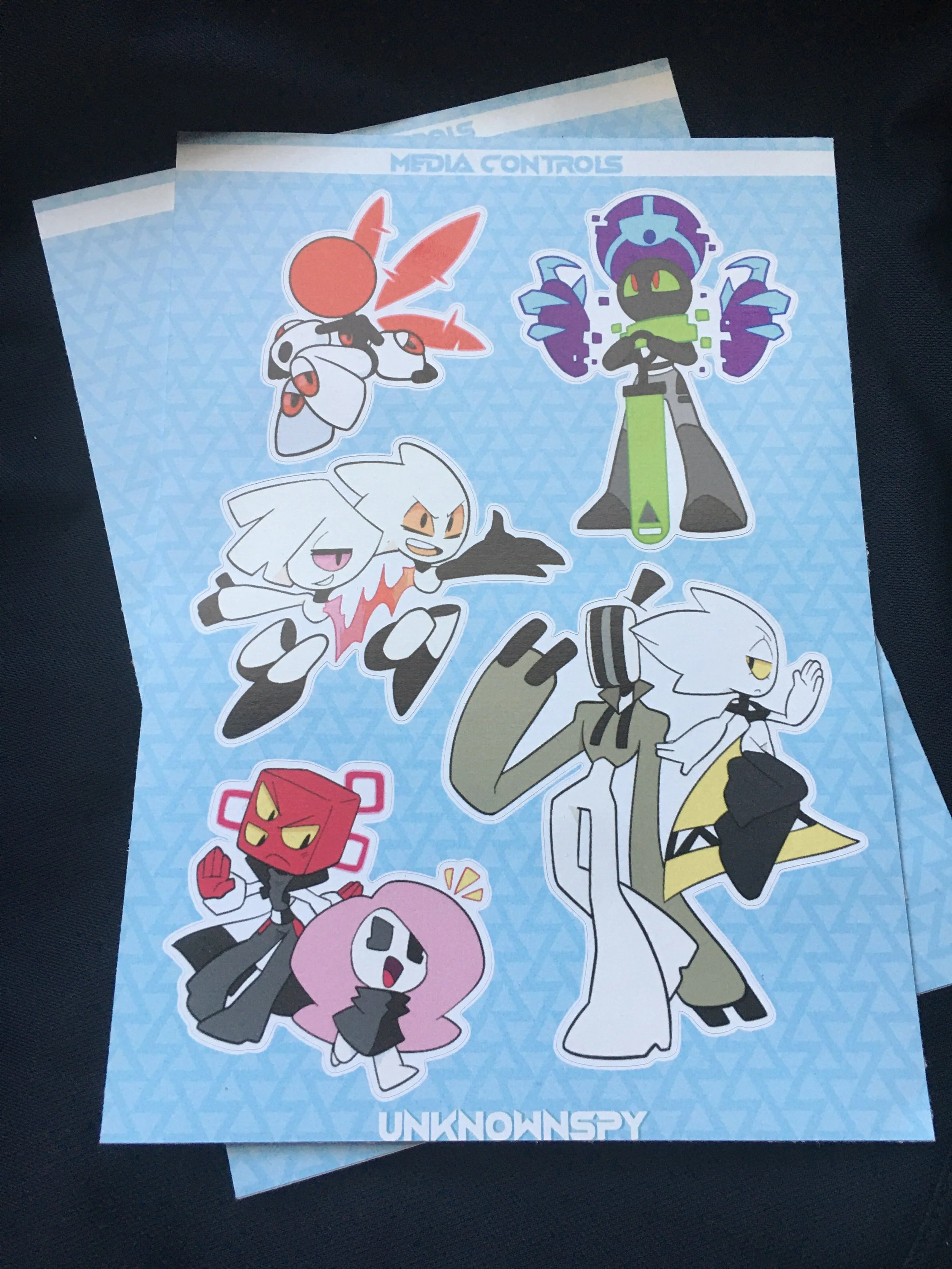 PRE-ORDER CLOSED *** Media Controls Stickers — UnknownSpy's Shop