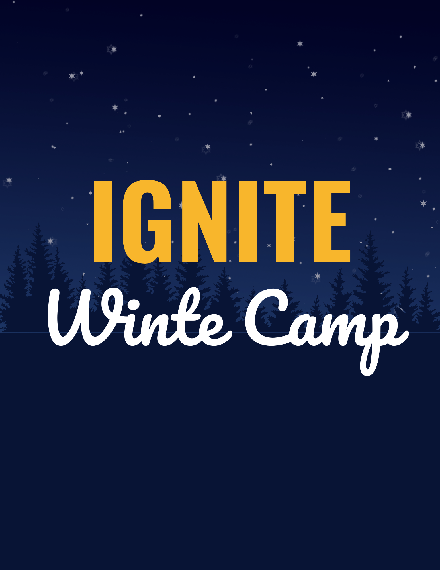 Ignite Winter Camp — Reborn Ministries
