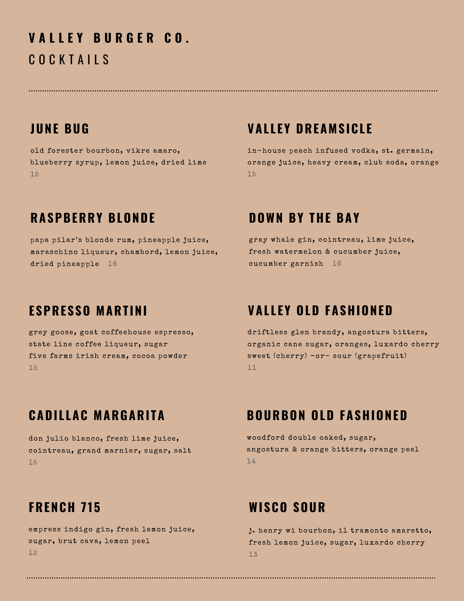 Valley Burger Co. | Craft Burgers, Beers & Cocktails | Eau Claire ...