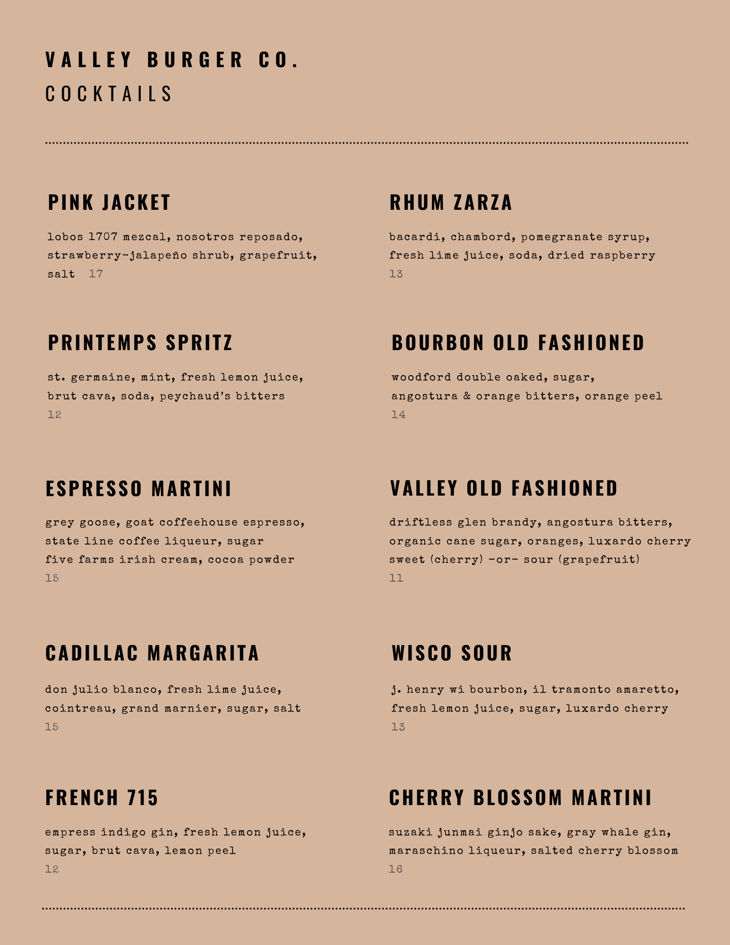 Valley Burger Co. | Craft Burgers, Beers & Cocktails | Eau Claire ...