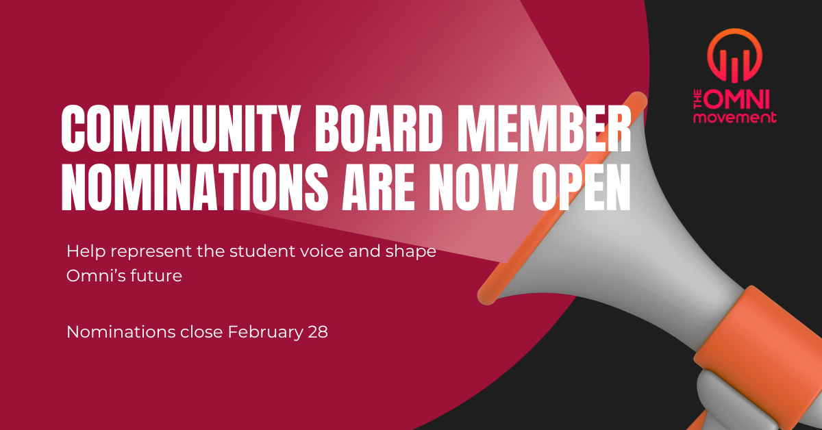 Community Board Member Nominations Now Open — The Omni Movement