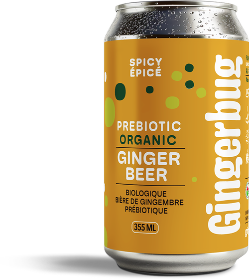 Gingerbug® – Prebiotic Ginger Soda Made with Real Ginger Juice