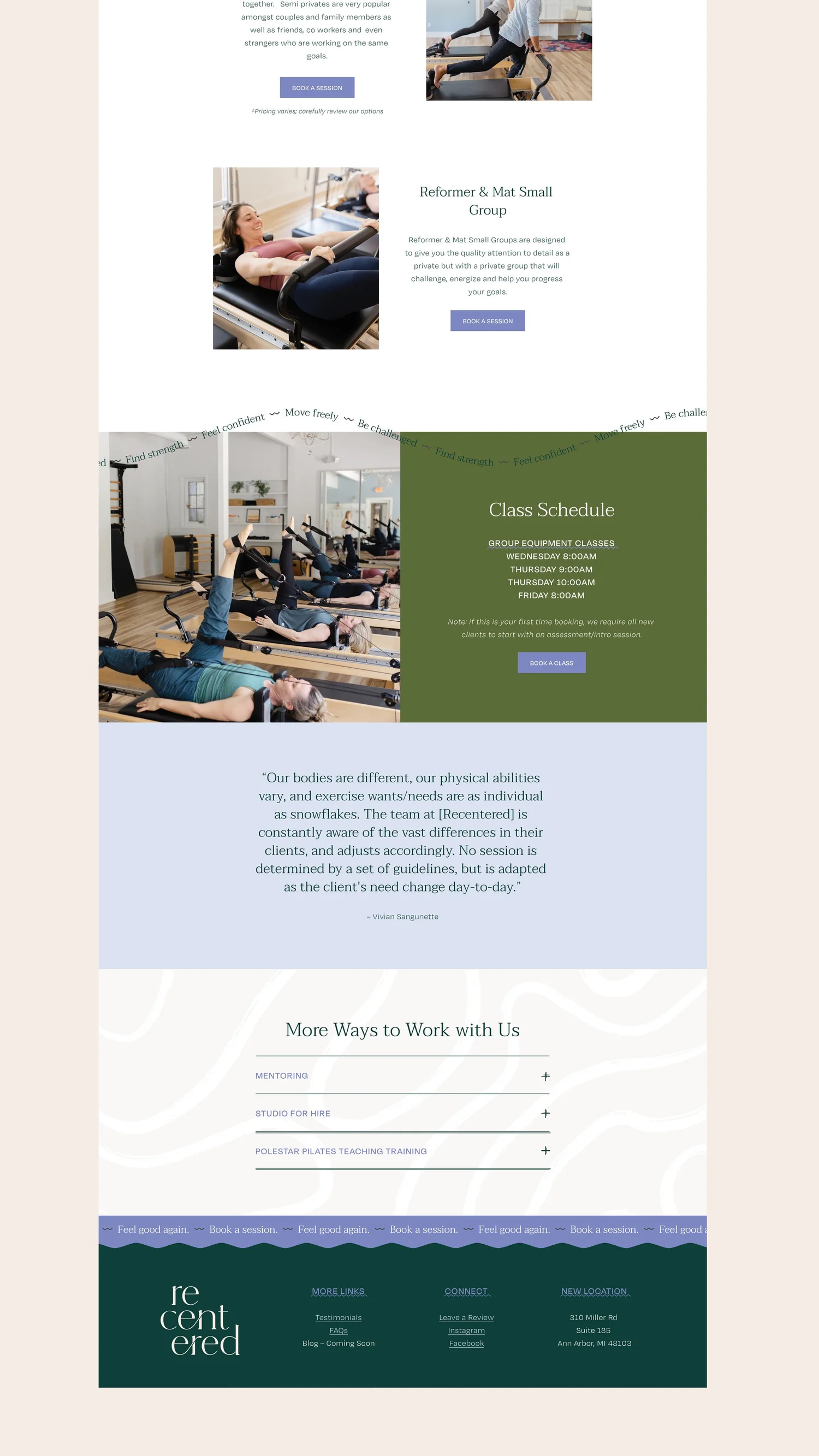 Bold, Organic, and Minimalist Branding Design and Squarespace Website ...