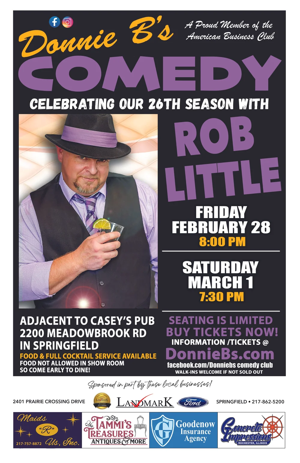 TICKETS — Donnie B's Comedy Show