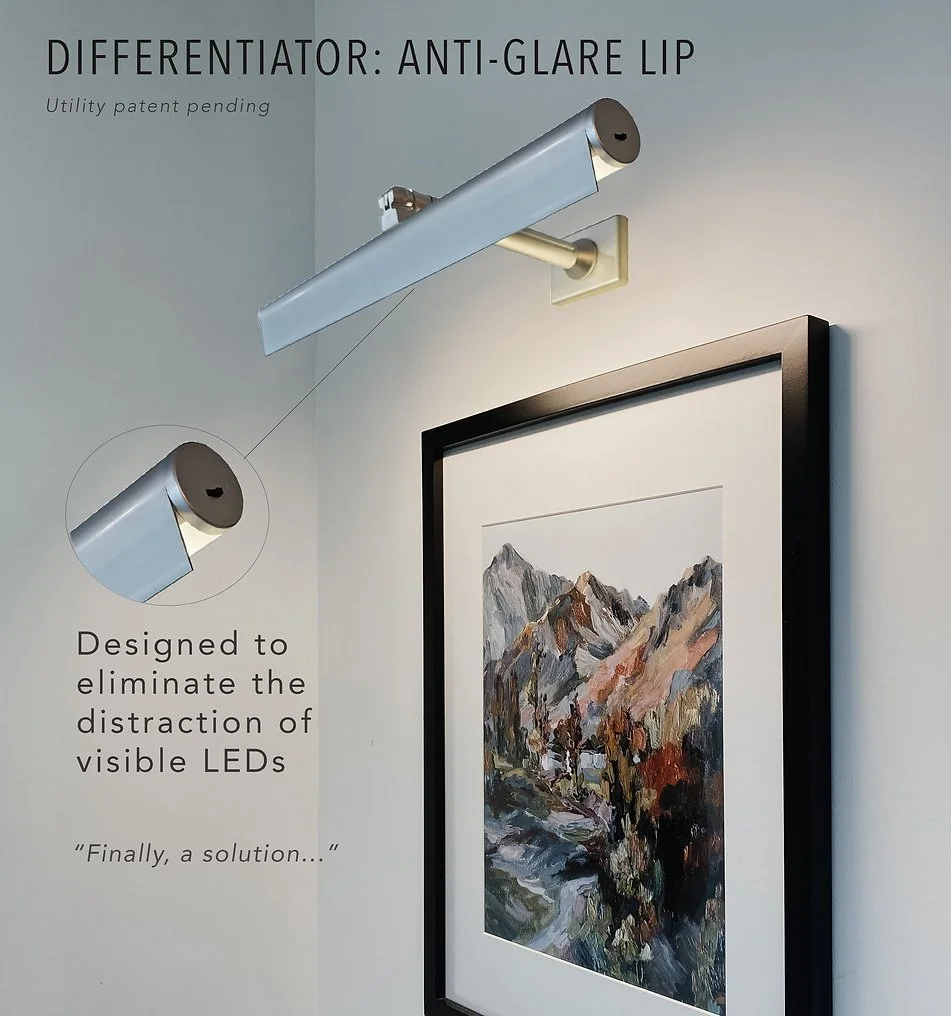 Art Lighting | Rechargeable Picture Light — Benz Gallery