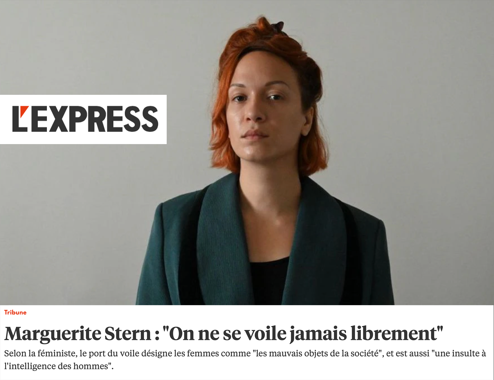 Marguerite Stern — Presse