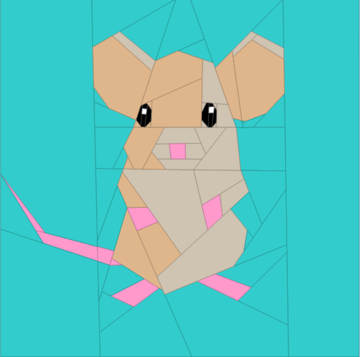 Running Horse foundation paper piecing sewing pattern by the Plucky ...