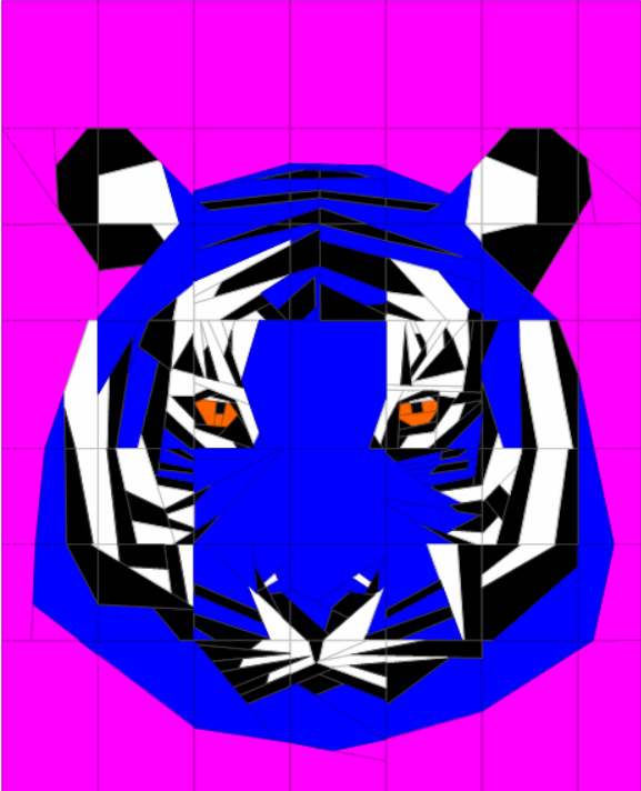 Angler Fish foundation paper piecing sewing pattern by the Plucky ...