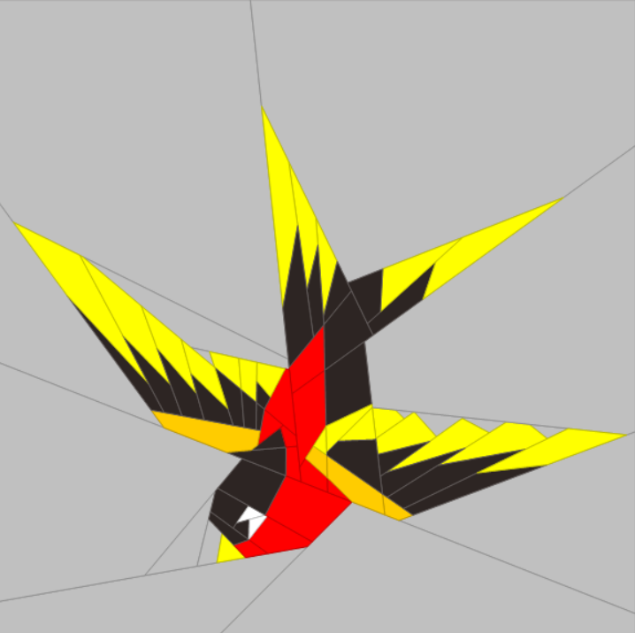 Angler Fish foundation paper piecing sewing pattern by the Plucky ...