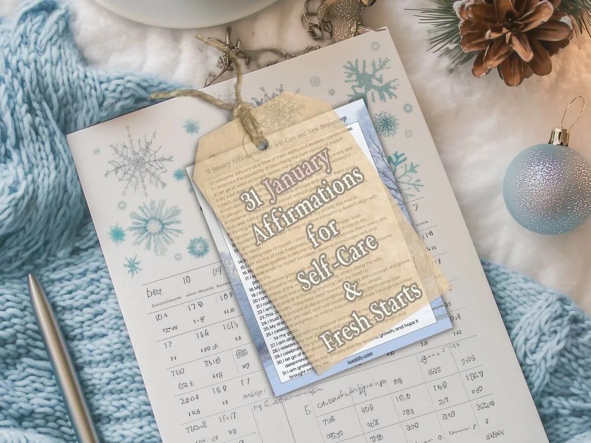 Empower Your January with 31 Daily Affirmations for Self-Care — Lilly & Co.