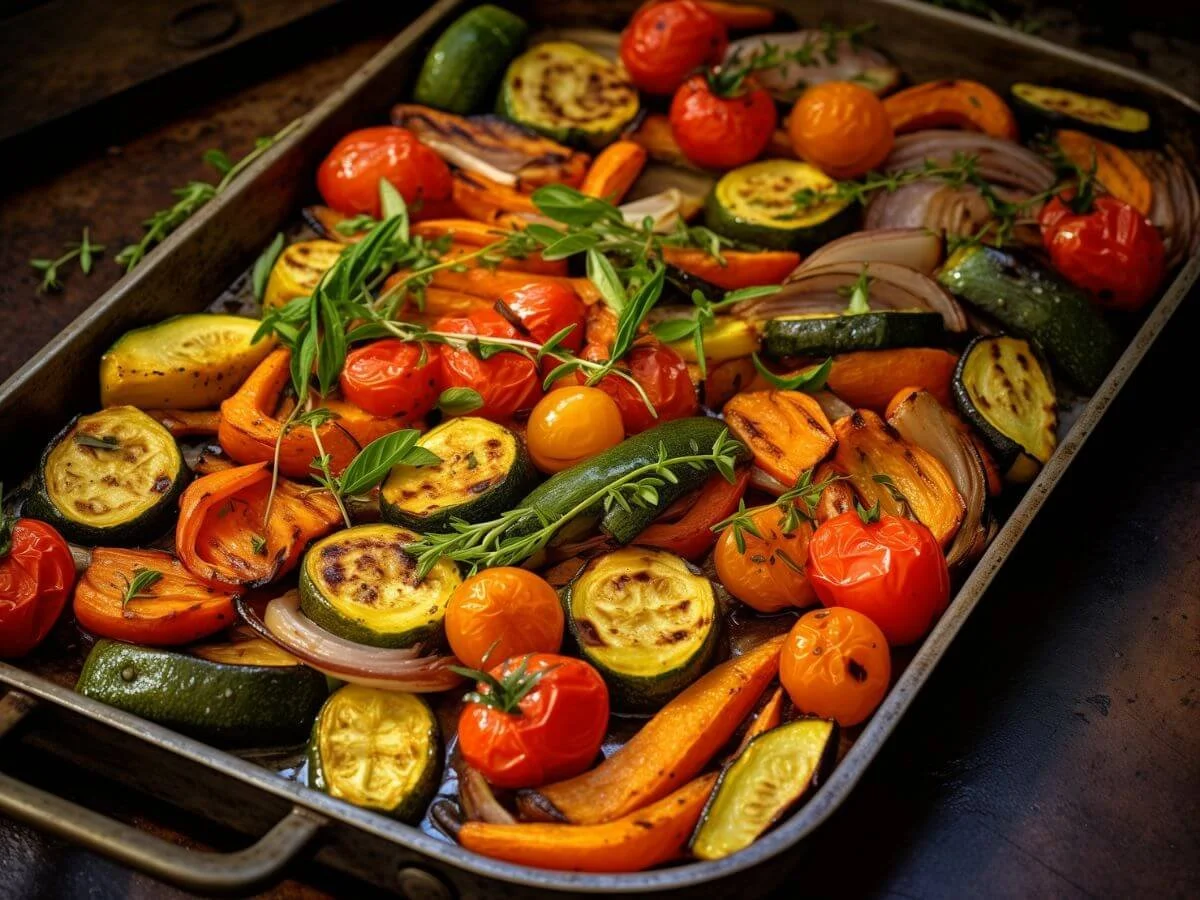 Roasted Vegetables with Garlic & Herbs | Easy & Flavorful Side Dish ...