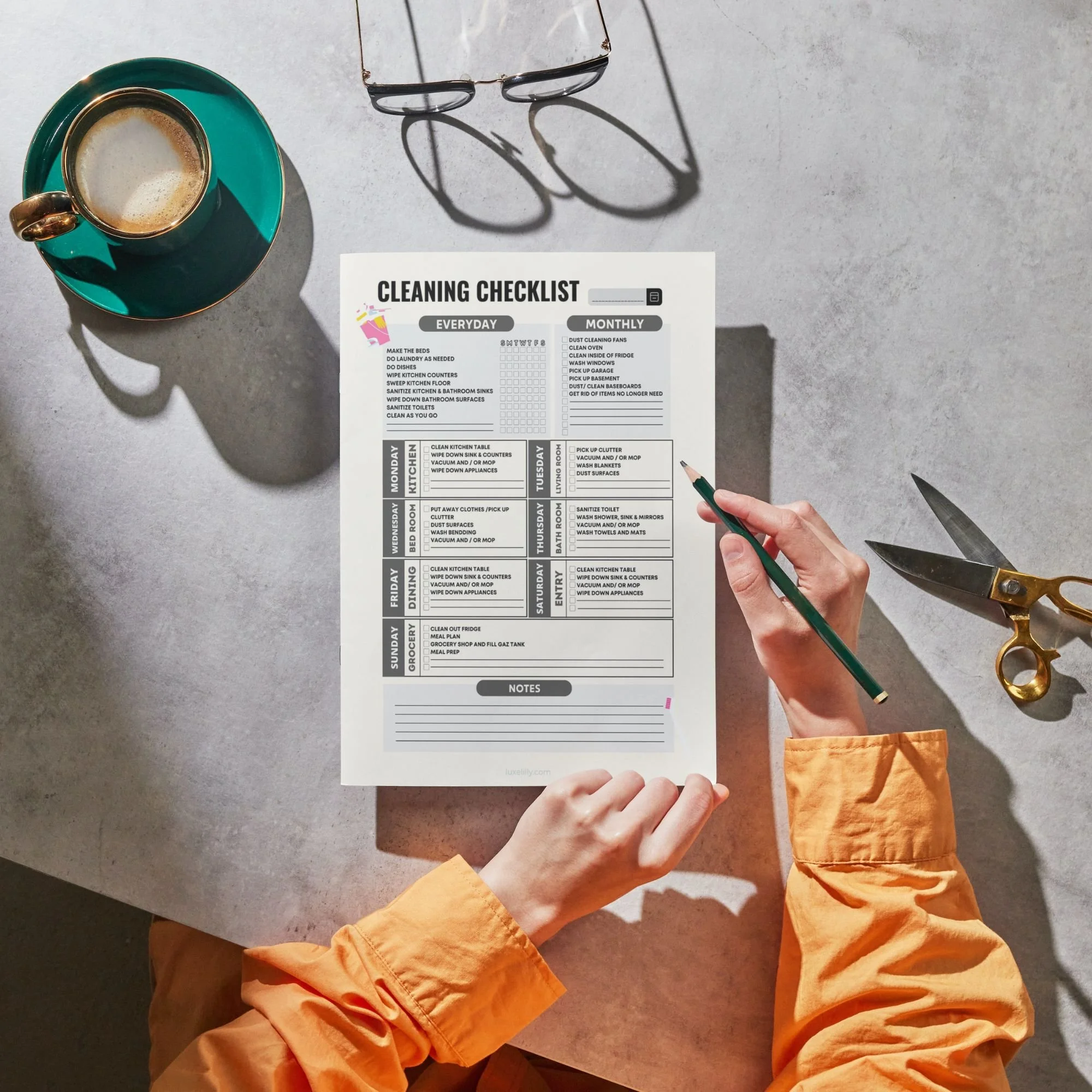 Winter House Cleaning Checklist — Luxe Lilly & Co.