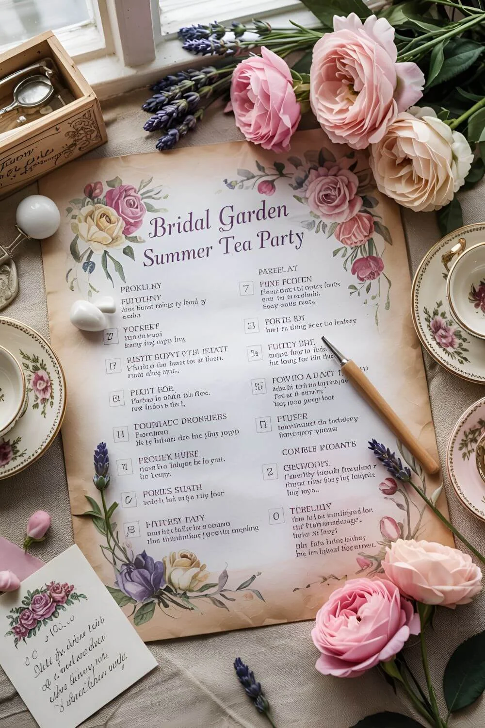 Summer Garden Bridal Tea Party Ideas & Hosting Tips — Lilly & Co.