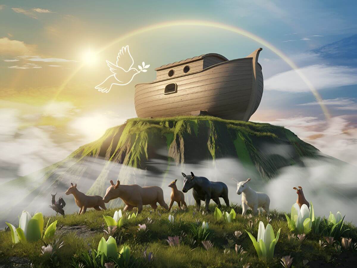 Genesis Chapter 8: The Flood Recedes and God’s Covenant | KJV Bible Reading — Lilly & Co.