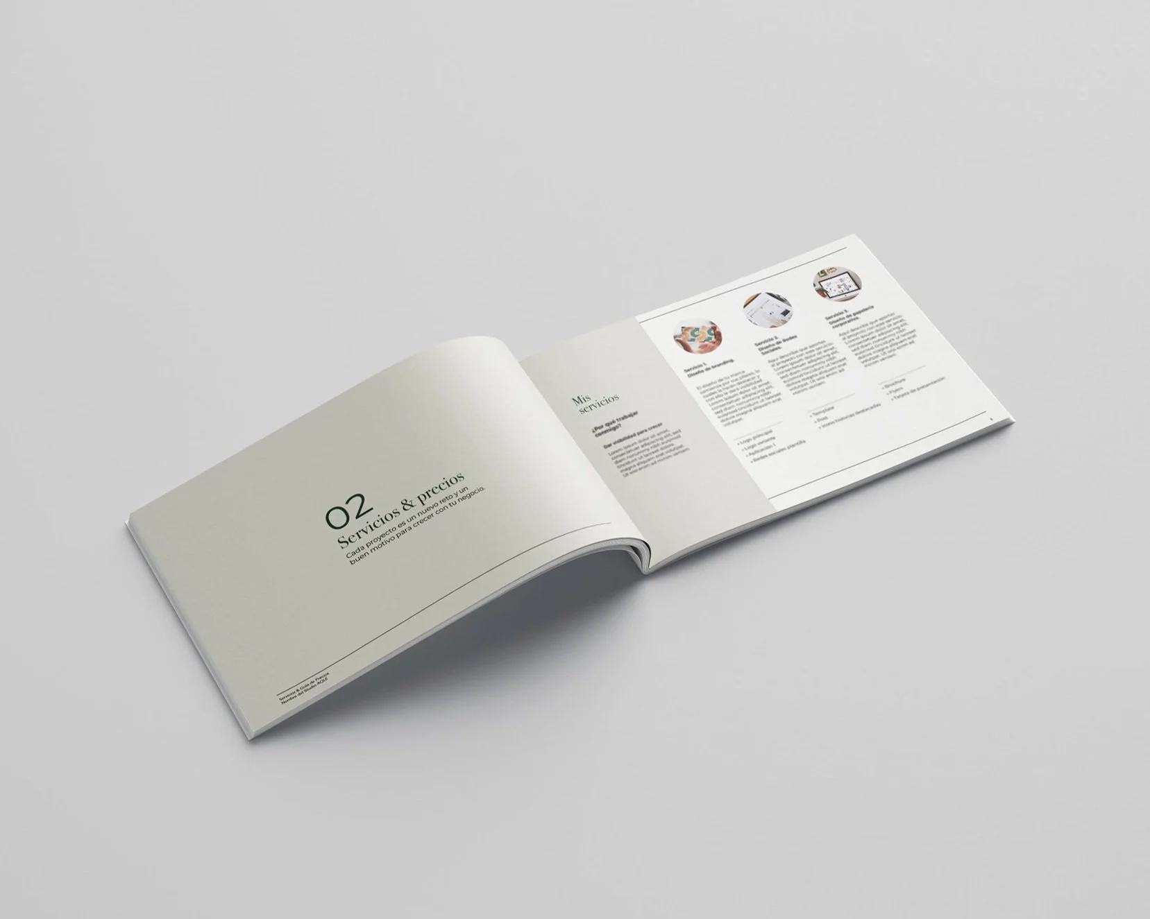 Plantilla de servicios y precios — Ariadna Hervel Studio | Estudio de ...