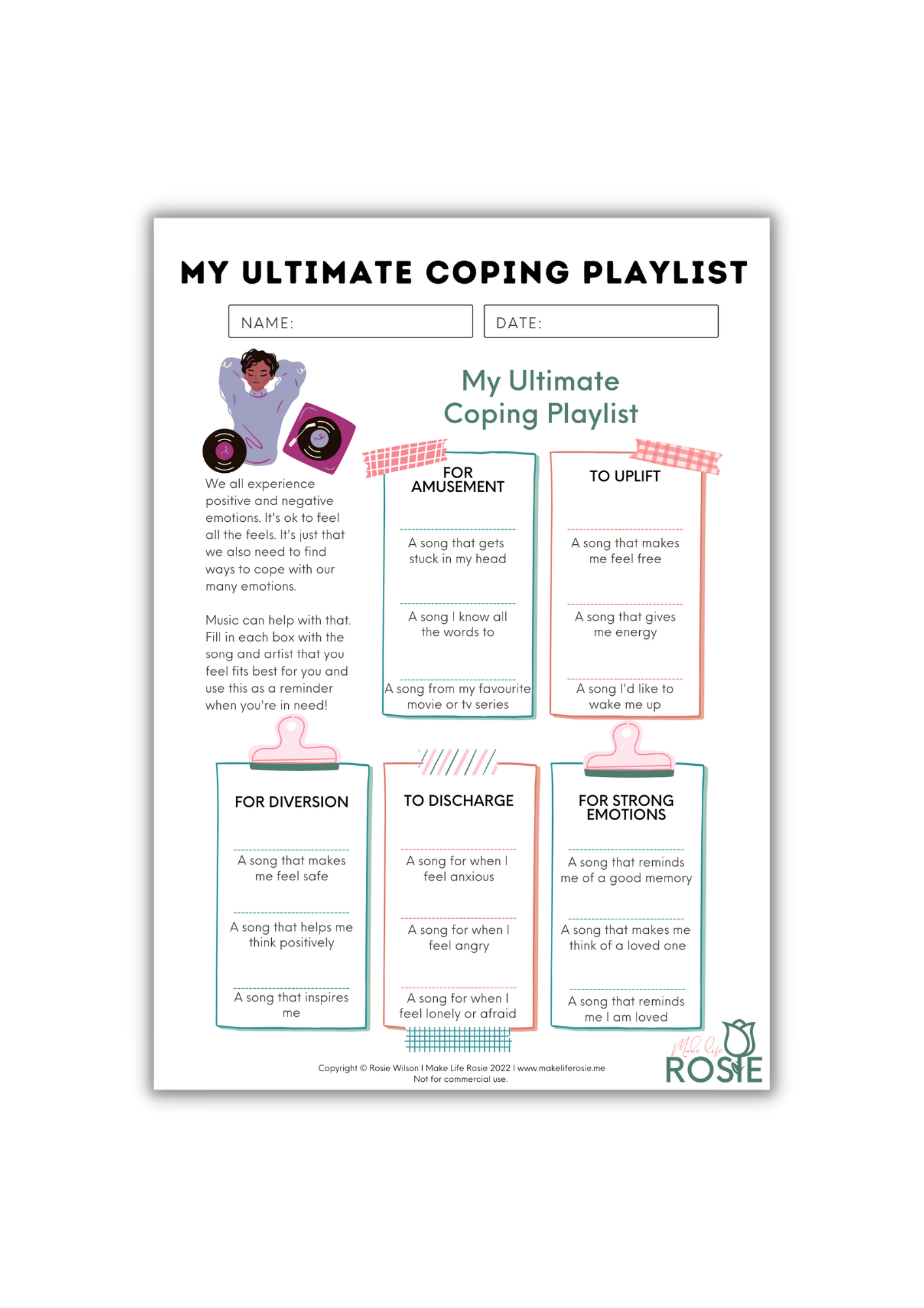 Make Life Rosie | Clinical Supervision and Therapeutic Resources