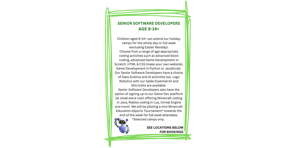 Code Cadets Coding Holiday Camps — Code Cadets - Kids' Coding Clubs