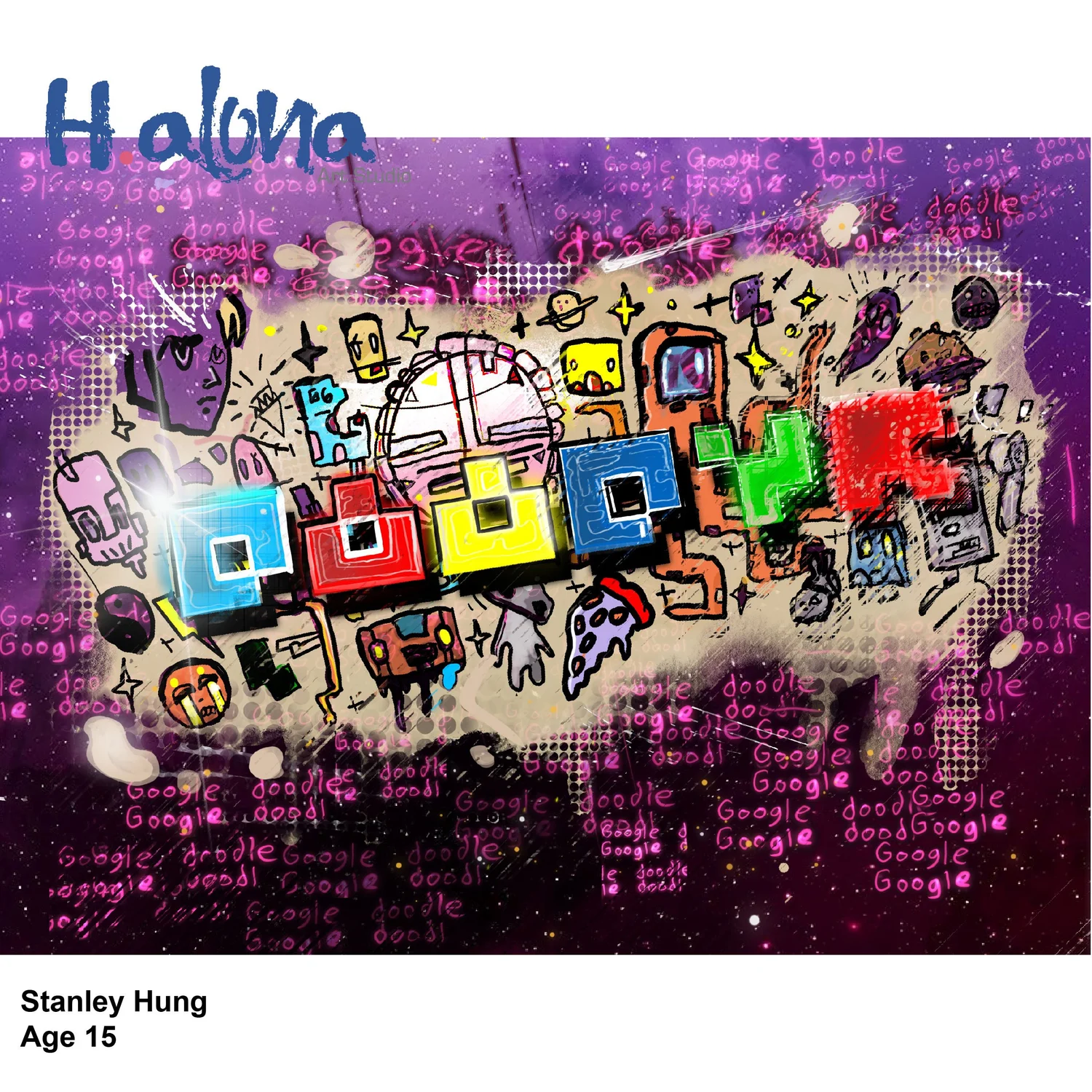 Google Doodle Contest 2024 — Halona art studio