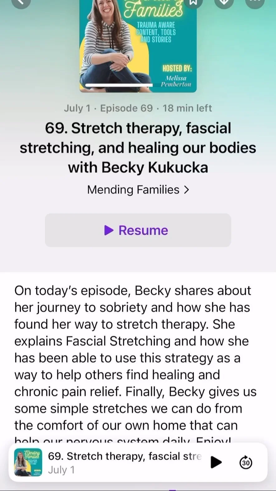 Podcast — Mending Families