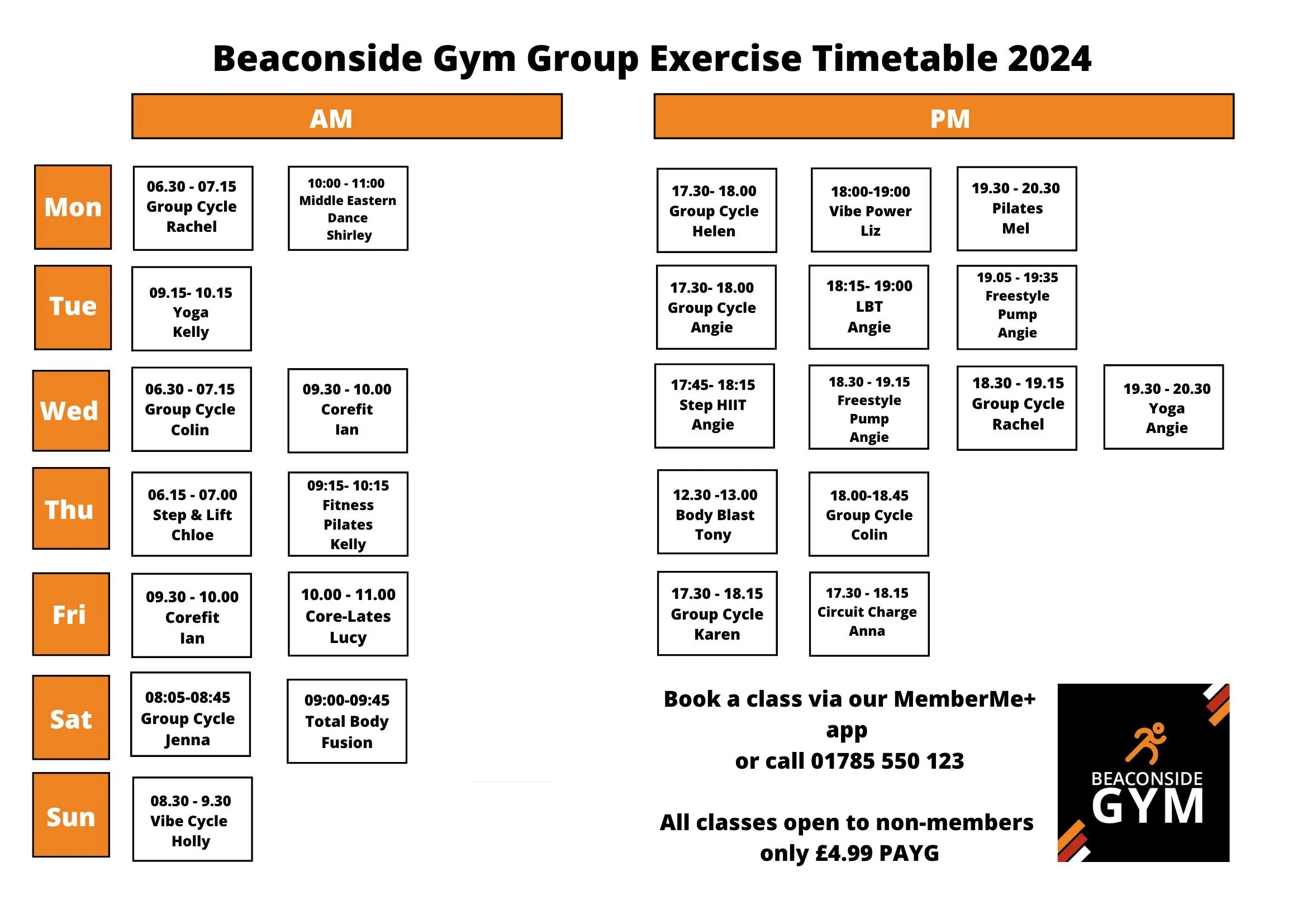 Fitness Classes — Beaconside Gym