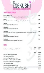 Menus — Sekushi At The Plaza