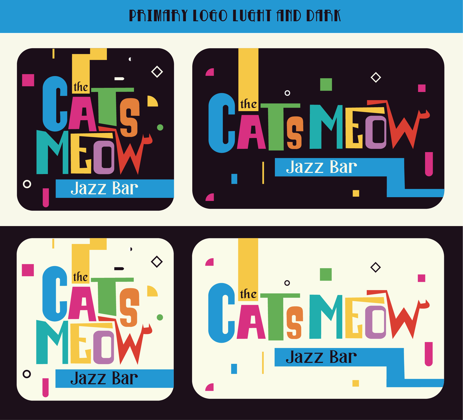 The Cats Meow Jazz Bar — Zachary Carcy illustration and design