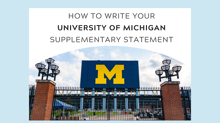 University of Michigan MSW Supplementary Statement Guidelines