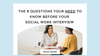 The 8 Social Work Interview Questions you NEED to Know (with Answers)