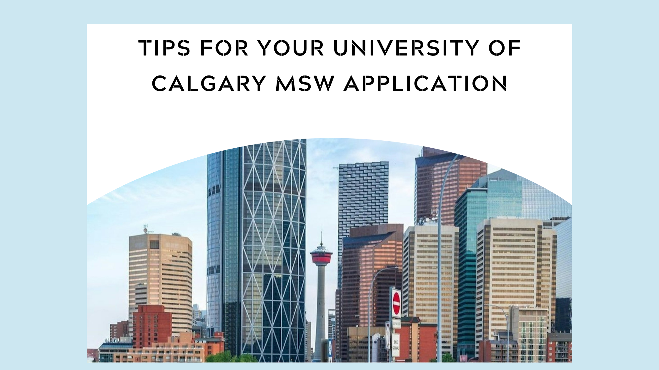 University of Calgary MSW Application